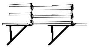 Staging Bracket Guard Rail Post | Lynn Ladder & Scaffolding